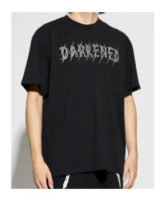 44 LABEL GROUP Darkened Printed Crewneck T-shirt