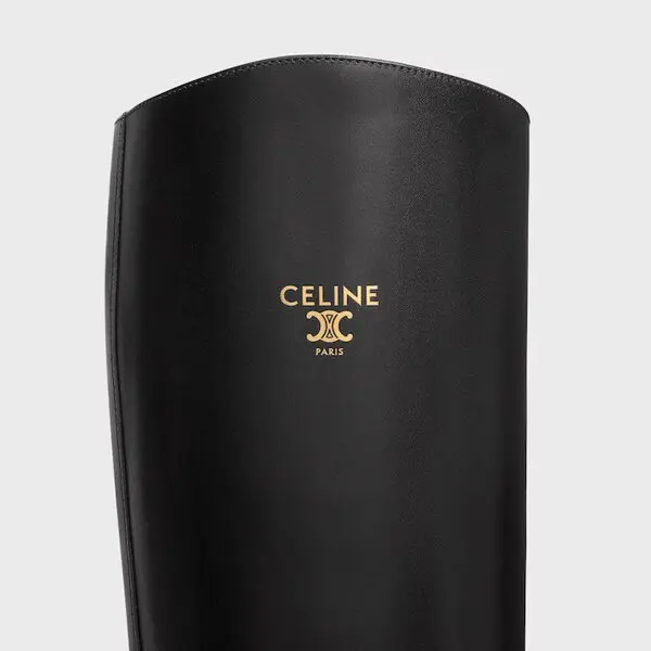Celine Anais Riding Boots In Calfskin