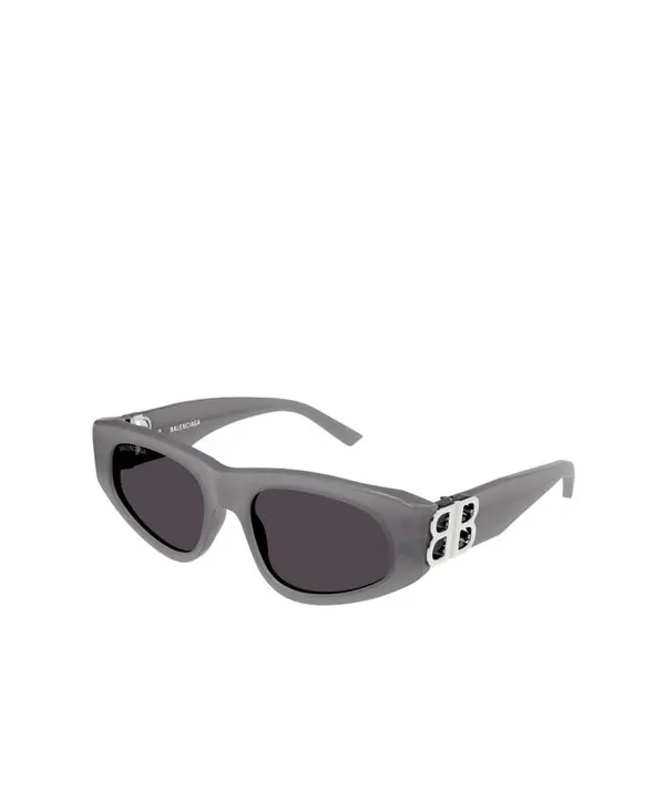Balenciaga Rectangular Frame Sunglasses - Gray
