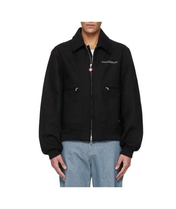 Casablanca Zip Pocket Jacket - Black