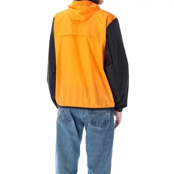 Play Comme Des Garcon Logo-print Hooded Jacket - Orange