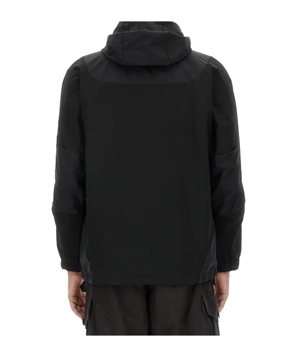 AND WANDER Hooded Performance Jacket - Black