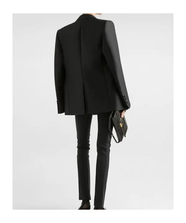 Dolce & Gabbana Double-breasted Blazer With Notched Lapels - Black