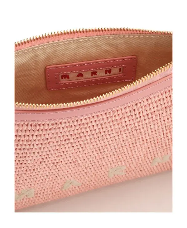 Marni Marcel Logo Embroidered Crossbody Bag