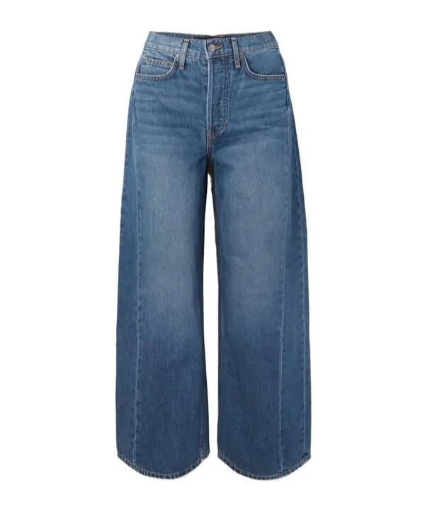 Veronica Beard Ryder High-rise Barrel-leg Jeans