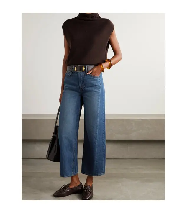 Veronica Beard Ryder High-rise Barrel-leg Jeans