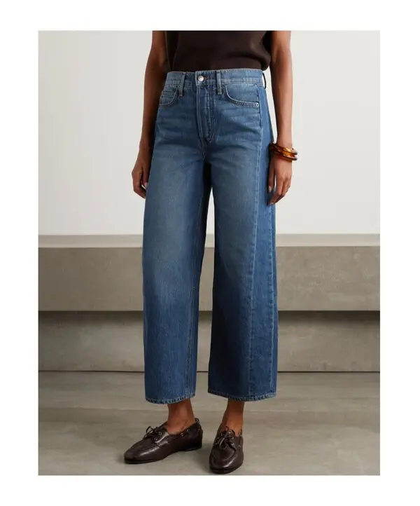 Veronica Beard Ryder High-rise Barrel-leg Jeans
