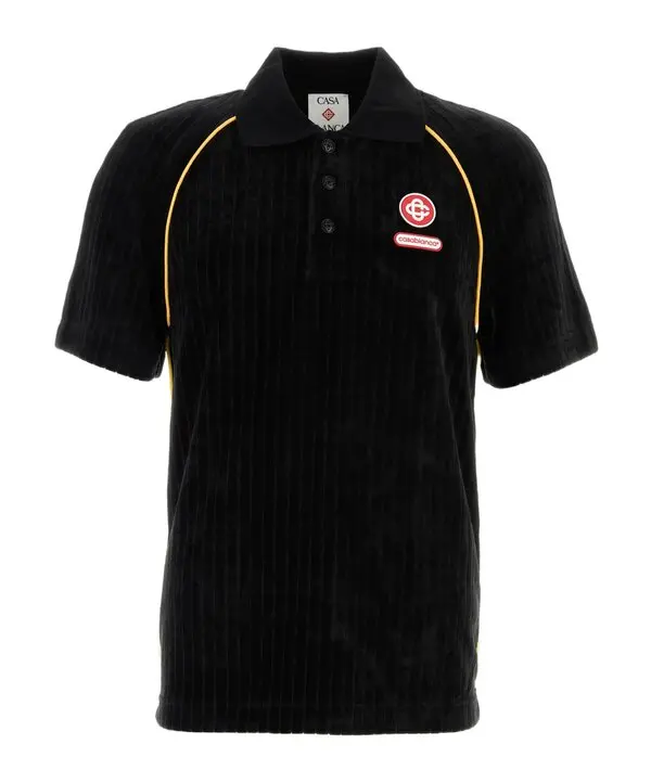Casablanca Logo Patch Polo Shirt