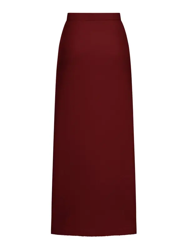 Max Mara Stretch Cashmere Yarn Skirt