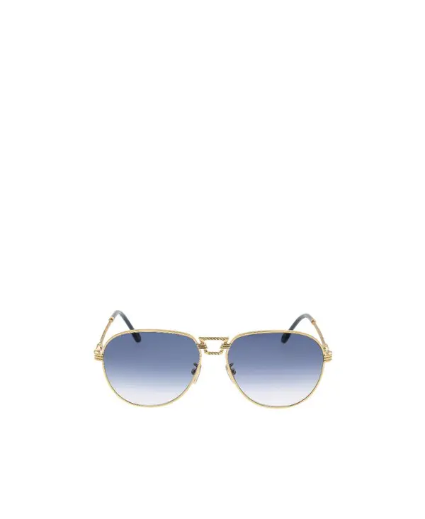 FRED Logo Aviator Sunglasses - Blue