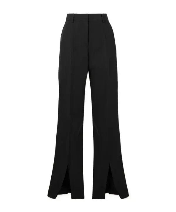 JIL SANDER Woven Straight-leg Pants - Black