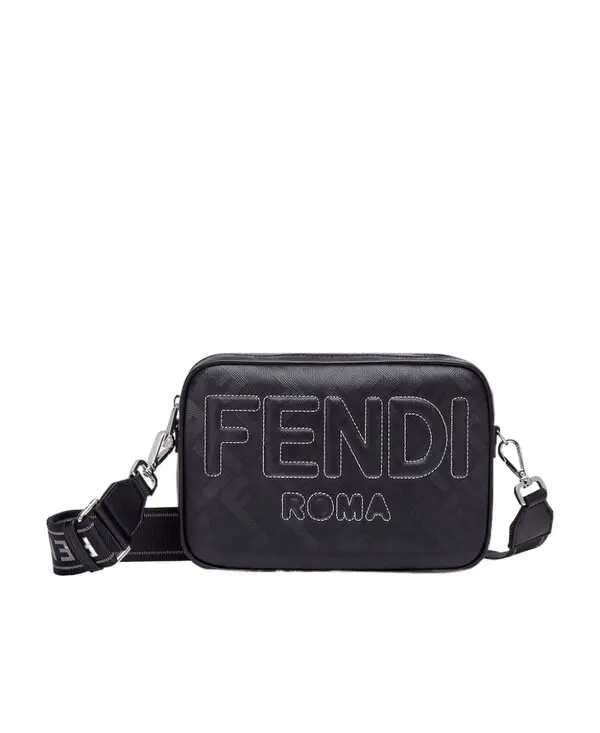 Fendi Shadow Camera Crossbody Bag - Black