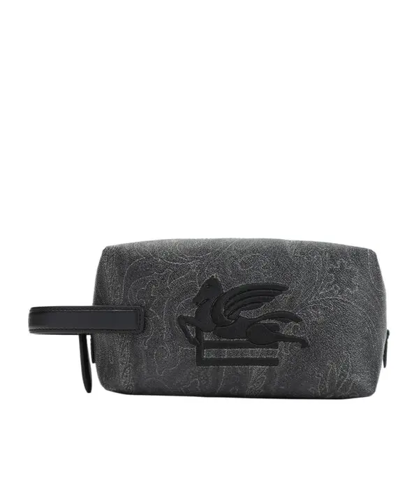 Etro Paisley-pattern Wash Bag - Black