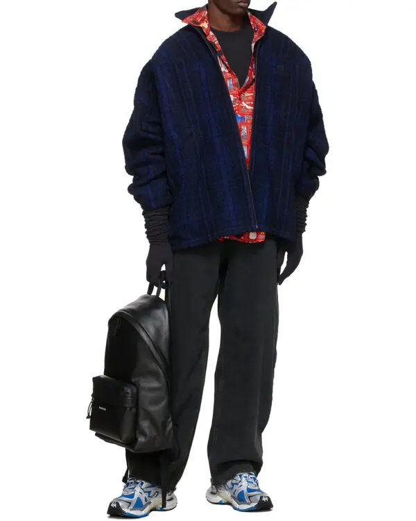 Balenciaga Clothes Printed Buttoned Shirt