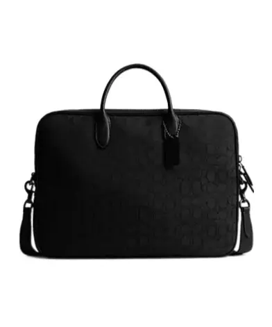 COACH Theo Work Bag - Black