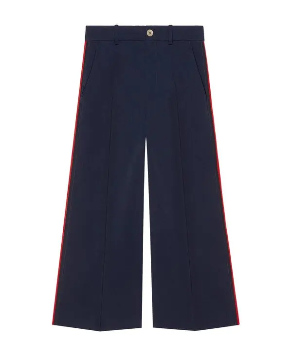 Gucci Striped Wide-leg Culottes