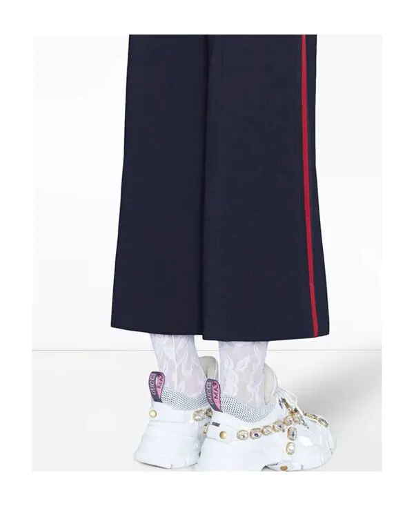 Gucci Striped Wide-leg Culottes