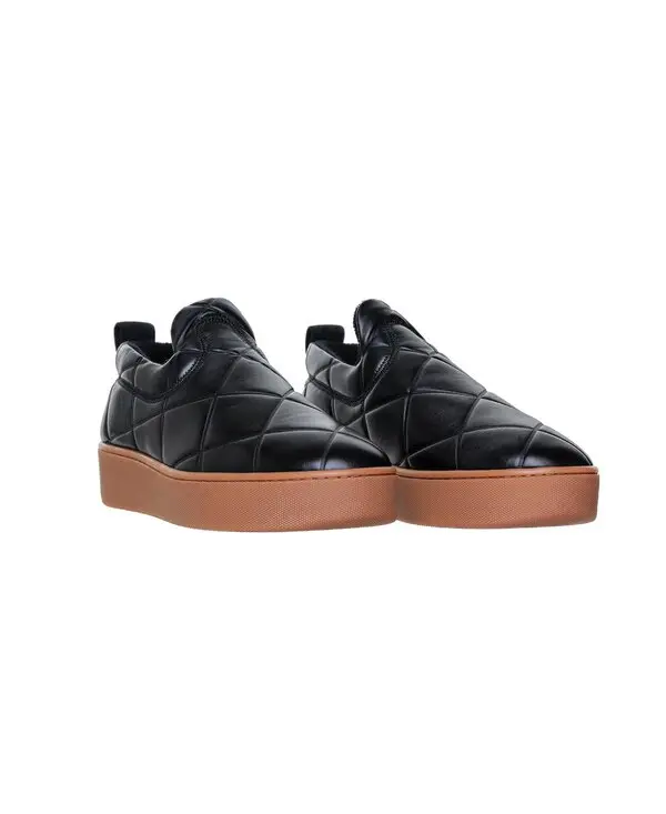 Bottega Veneta Quilted Leather Slip-on Sneakers
