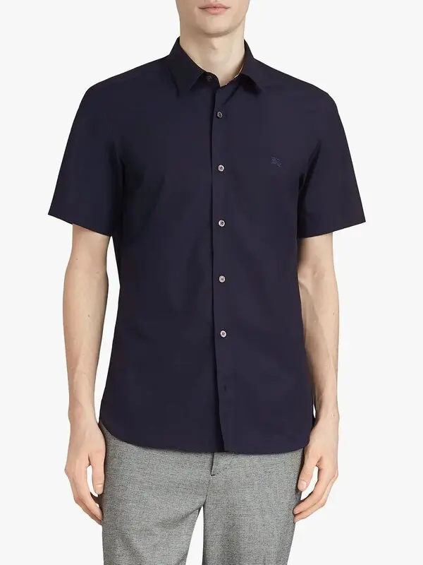 Burberry Equestrian Embroidered Shirt