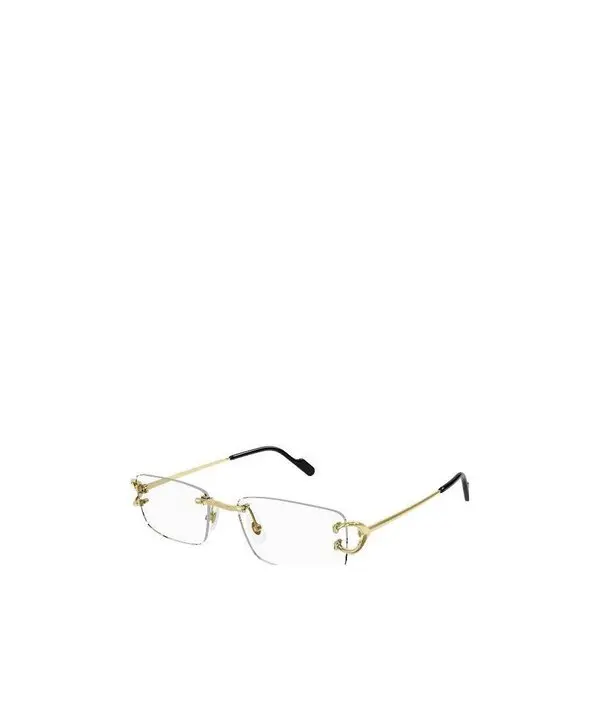 Cartier Rimless Rectangular Eyeglasses - White