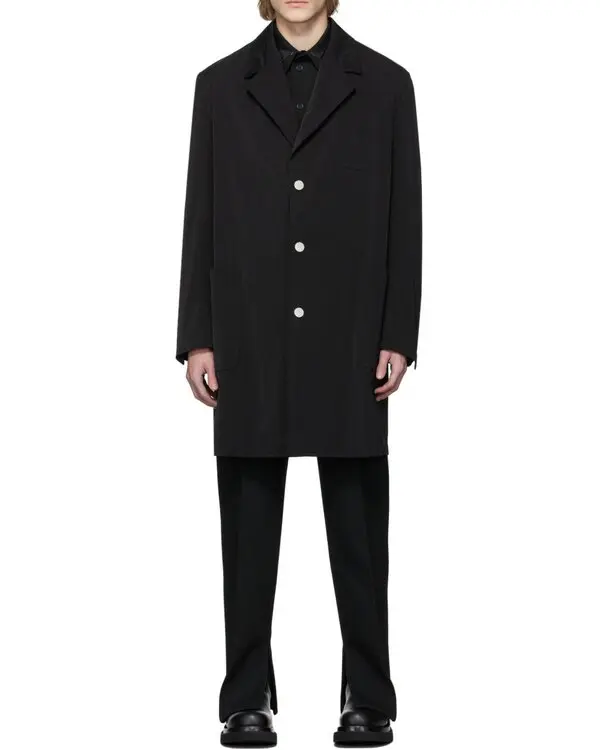 Bottega Veneta Wash Effect Elastic Nylon Coat