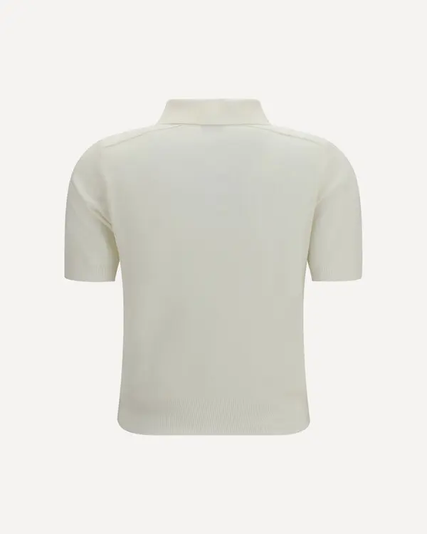 Burberry Short Sleeve Knit Polo Shirt