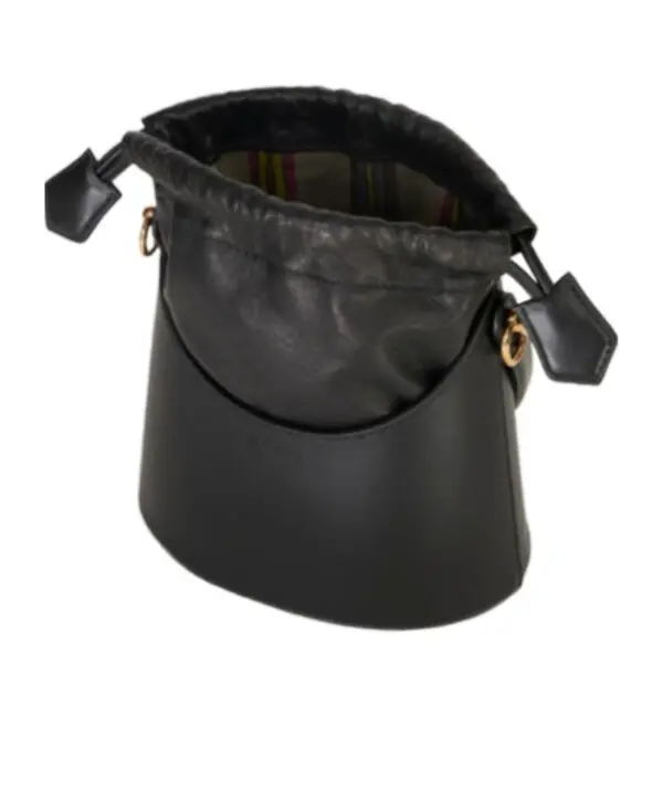 Etro Drawstring Mini Bucket Bag - Black
