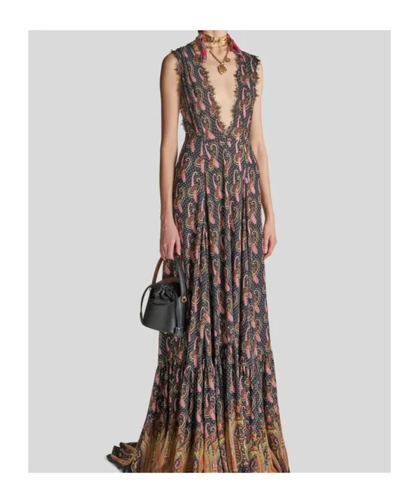 Etro Drawstring Mini Bucket Bag - Black