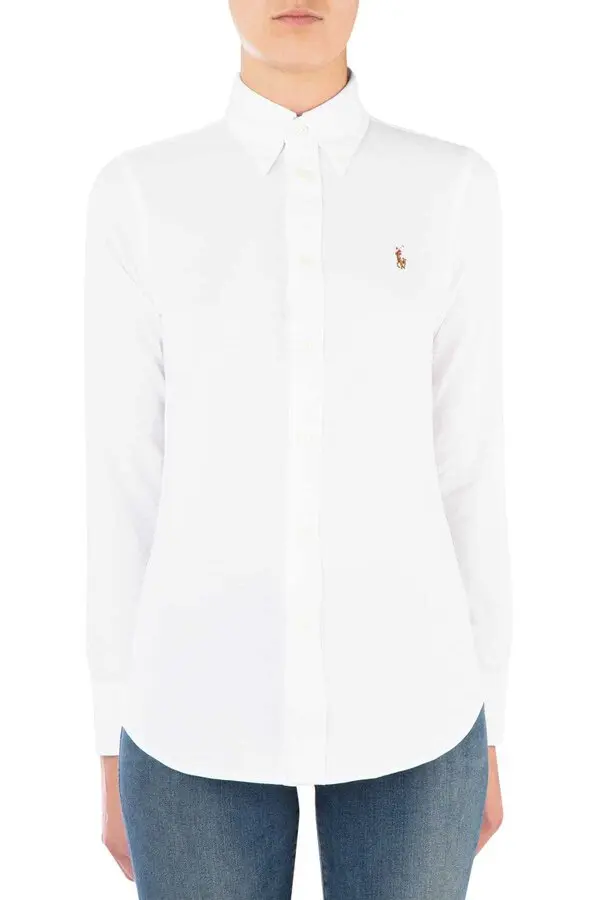 Polo Ralph Lauren Logo Embroidered Button Down Shirt