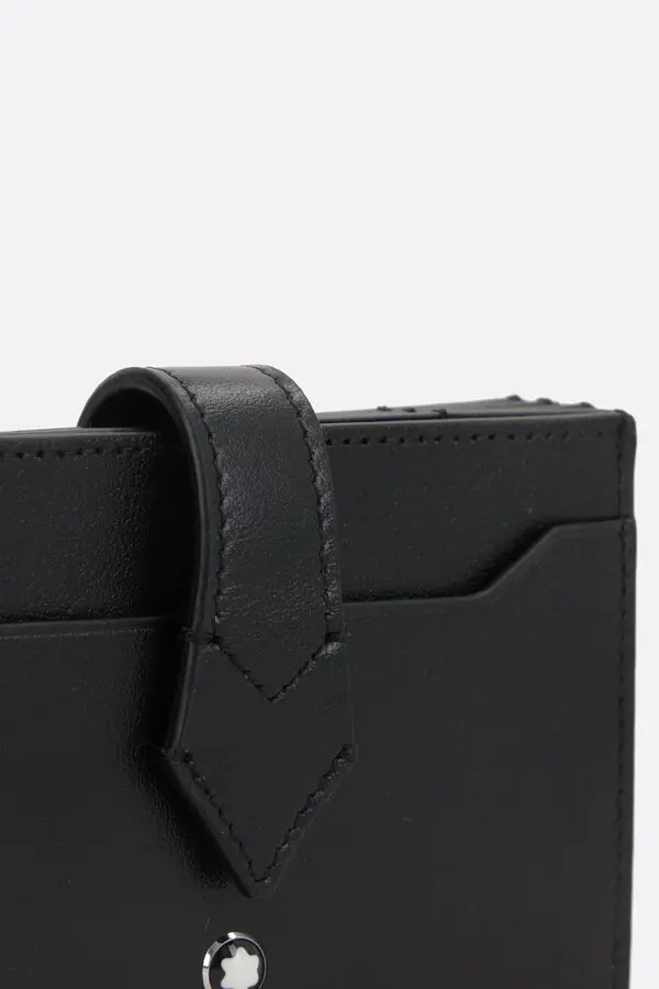 Montblanc Logo Plaque Card Holder - Black