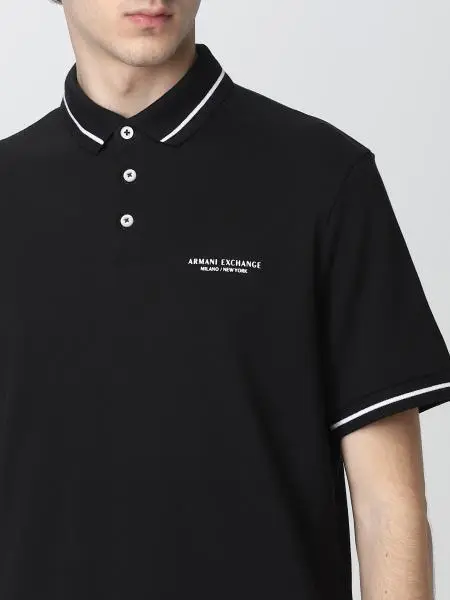 Armani Exchange Lapel Short-sleeved Polo Shirt