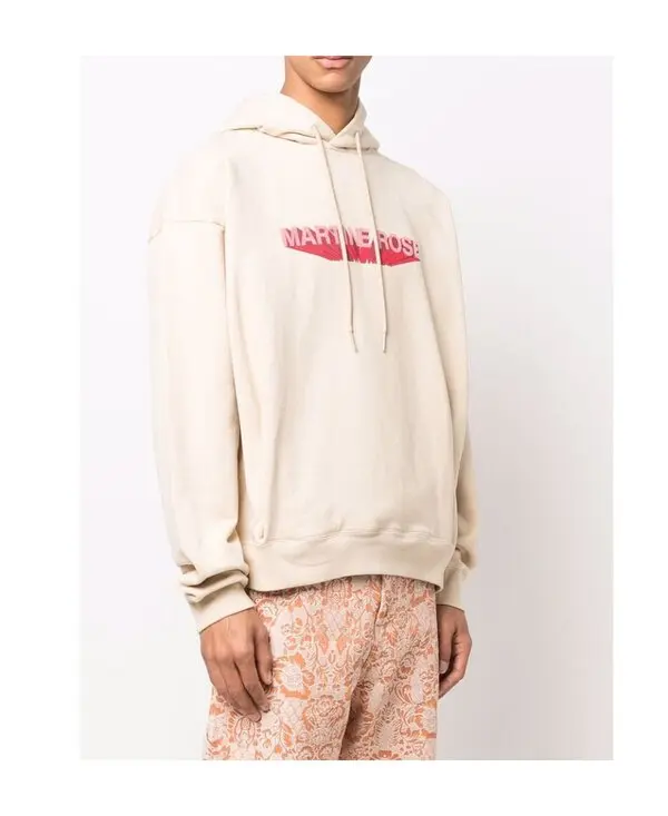 Martine Rose Logo Print Drawstring Hoodie