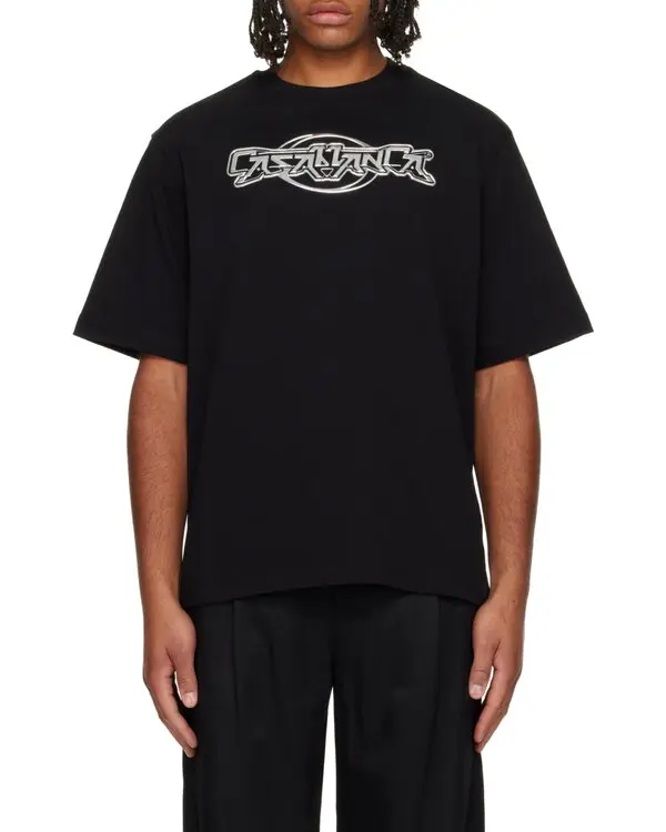 Casablanca Logo Short-sleeved T-shirt