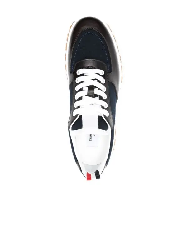 Thom Browne Panelled Lace-up Sneakers - Multicolor