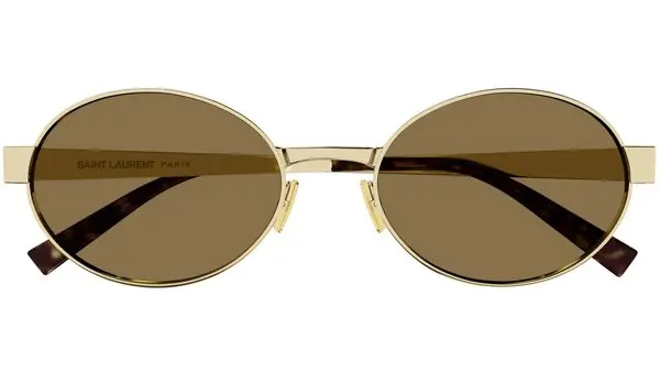 Saint Laurent Oval Sunglasses - Green