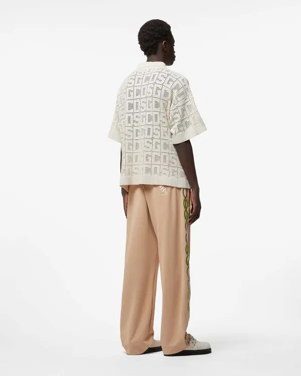 Gcds Straight Leg Track Pants - Nude