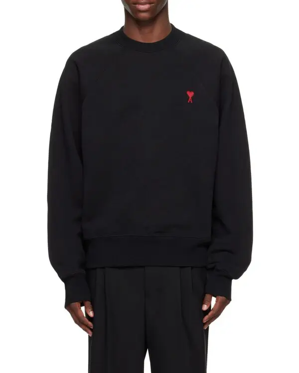 AMI Paris De Coeur Crewneck Sweatshirt
