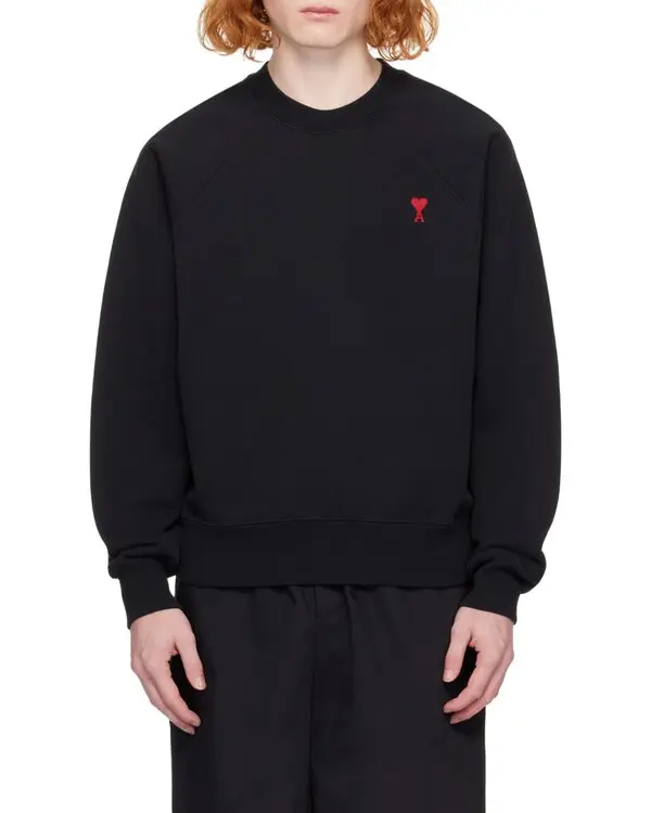 AMI Paris De Coeur Crewneck Sweatshirt