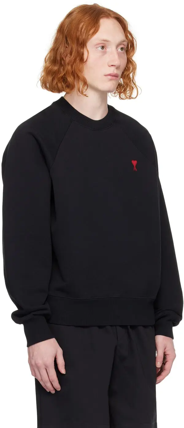 AMI Paris De Coeur Crewneck Sweatshirt