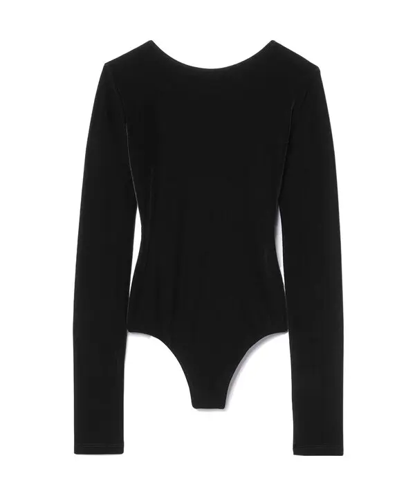 AGOLDE Corrin Backless Elastic Bodysuit - Black