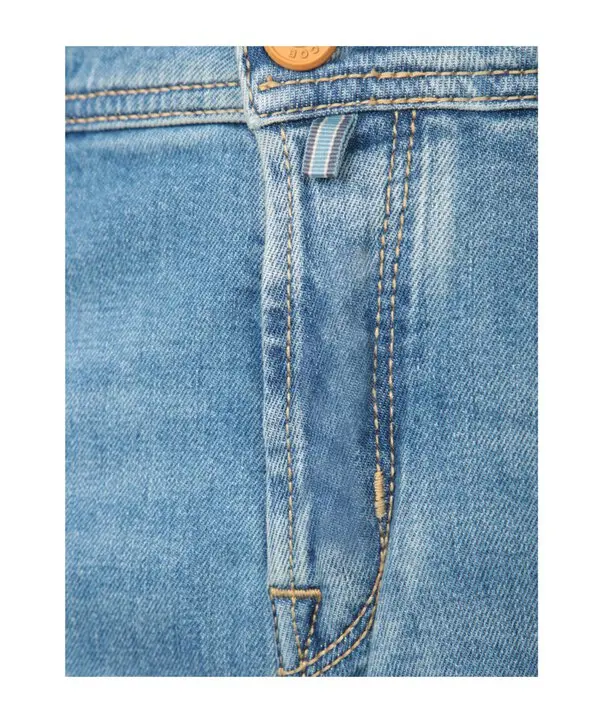 Jacob Cohen Faded Straight-leg Jeans - Blue