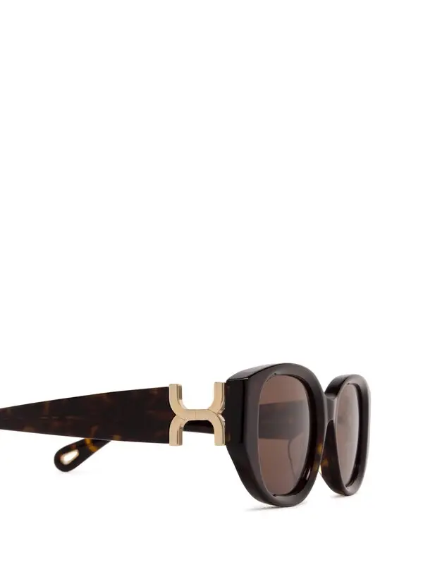 Chloé Oval Frame Sunglasses
