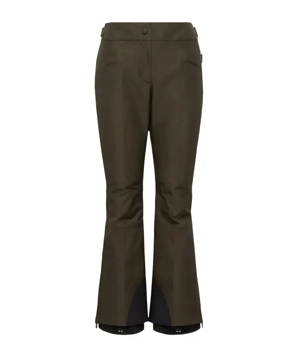 Moncler Button Detailed Ski Trousers - Dark Green