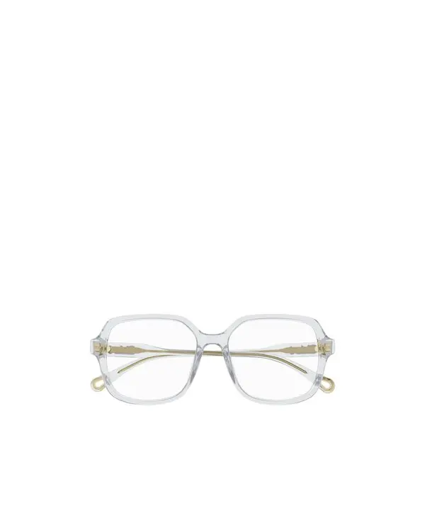 Chloé Eyewear Square Frame Glasses - Light Gray