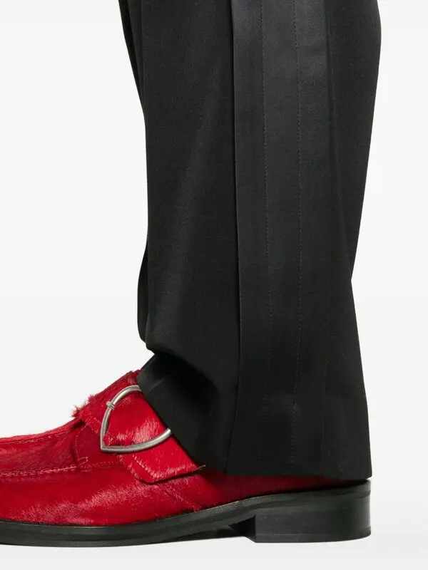 Casablanca Pleated Side-stripe Trousers