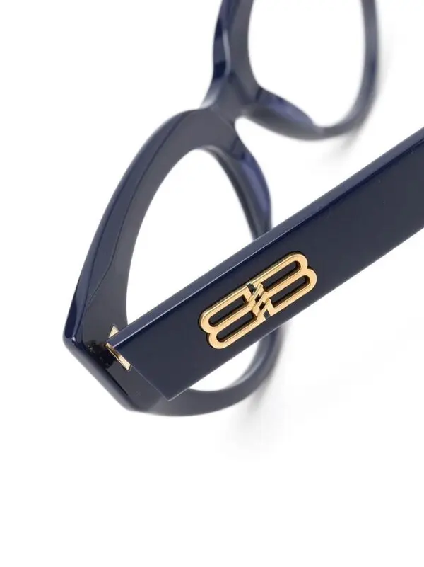 Balenciaga Cat Eye Frame Eyeglasses - Blue