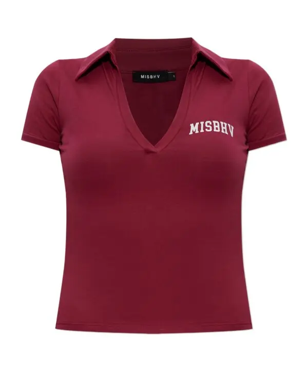 MISBHV V-neck Logo Polo Top
