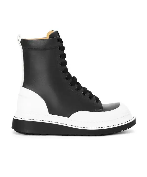 Loewe Two-tone Combat Boots