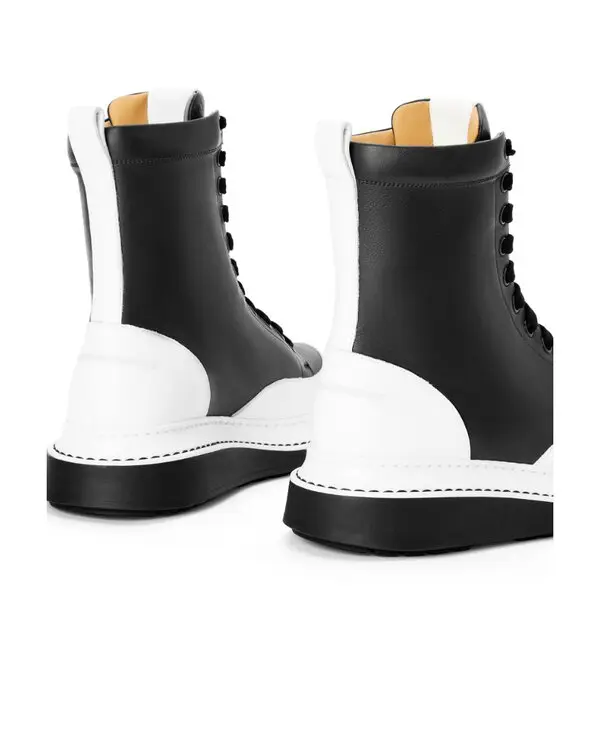Loewe Two-tone Combat Boots