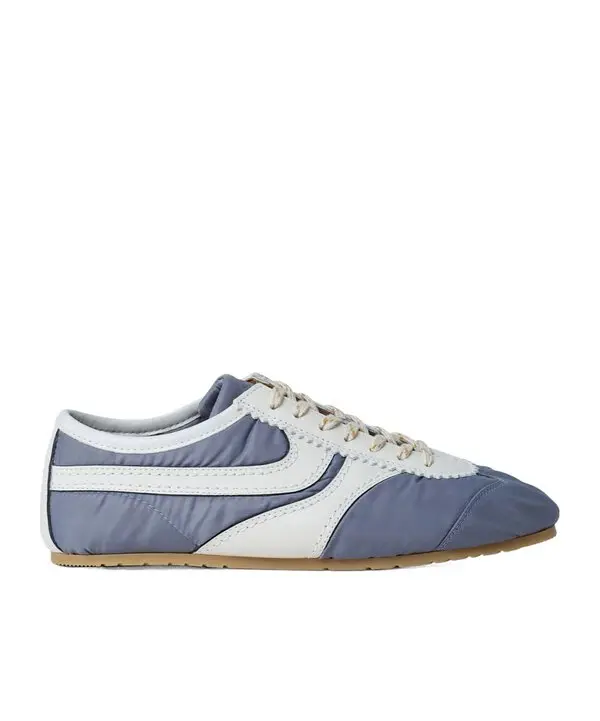 Dries Van Noten Panelled Leather And Shell Low-top Sneakers - White